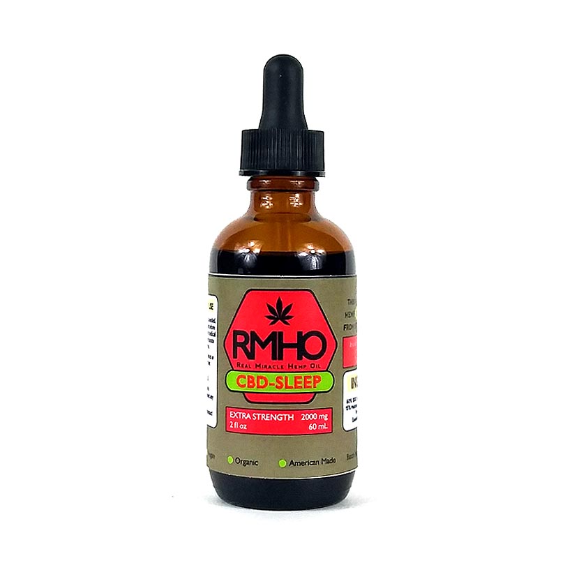 CBD Sleep Hemp Oil 2 oz - CBD Oil, Capsules, Salve - Hemp Oil